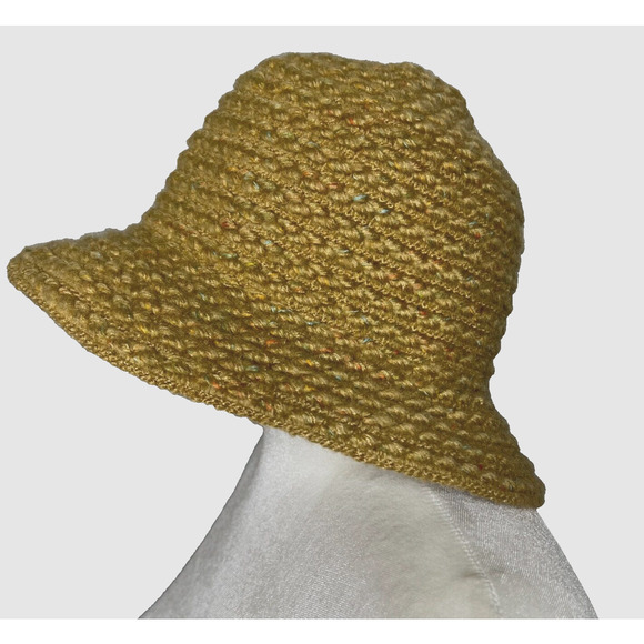 August | Accessories | August Hat Co Womens Cloche Bucket Marled Tan 9s ...